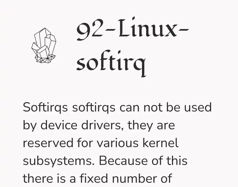 92-Linux-softirq